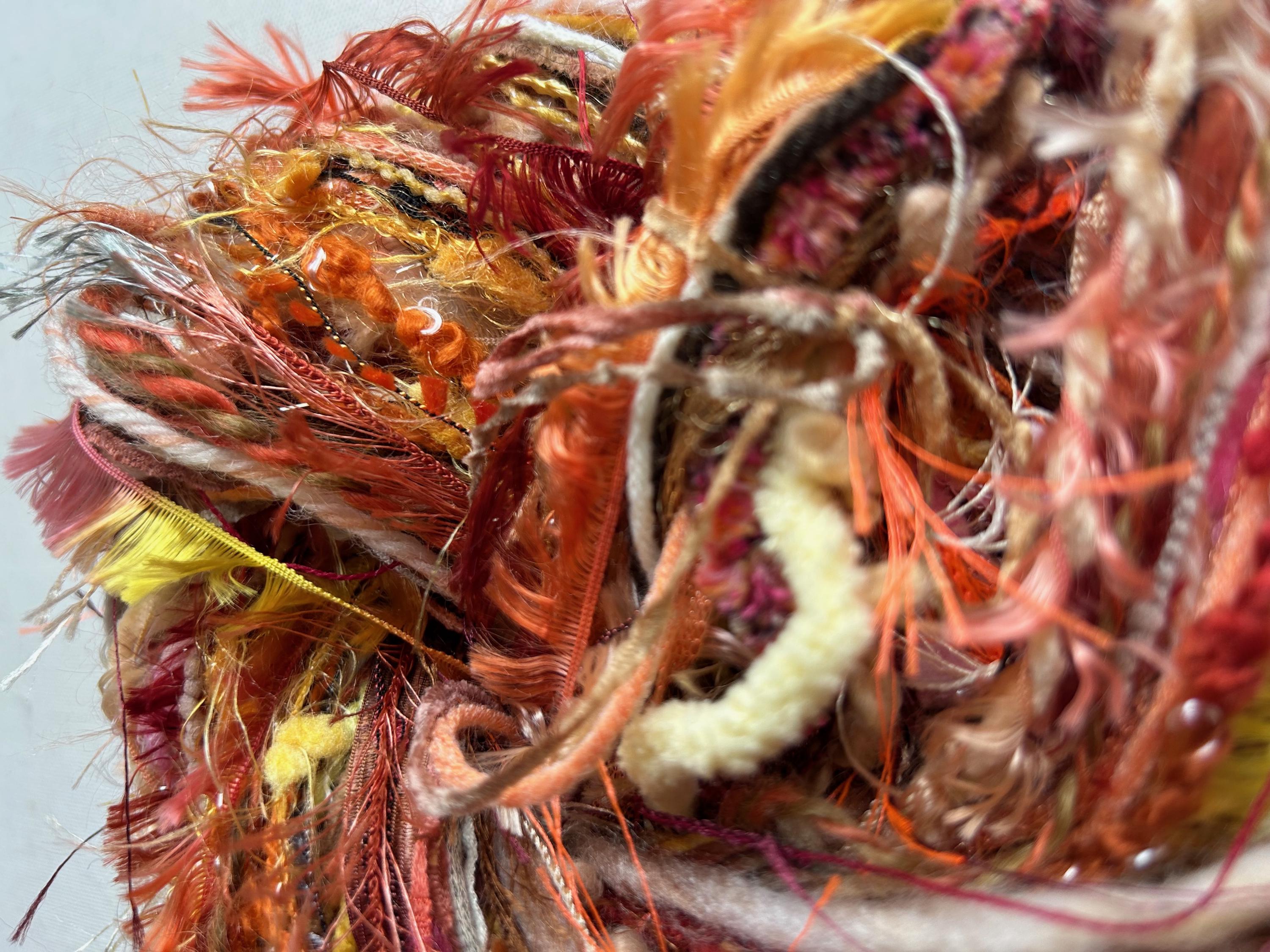 50 Yards Yarn Sampler: Multicolor Fiber Bundle for Mixed Media Arts - Etsy