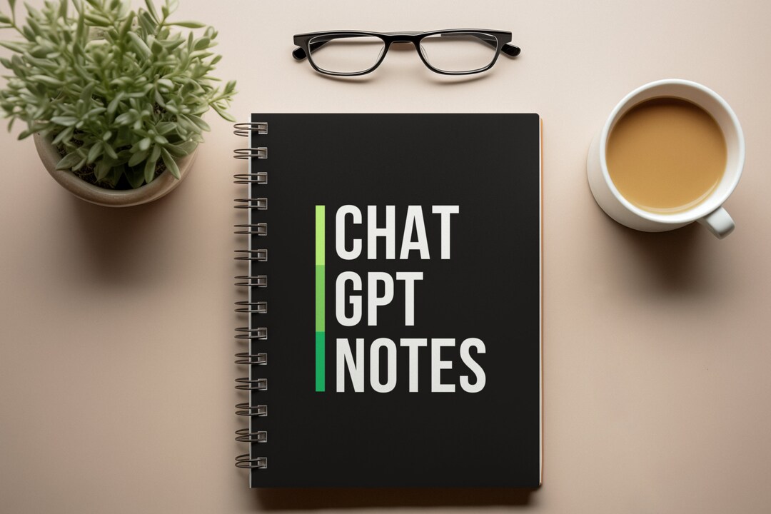 Chat GPT Notes Spiral Notebook Journal - Ruled Line - Etsy