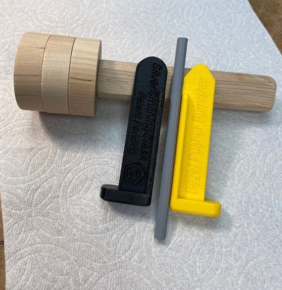 Ergonomic Bezel Pusher Burnisher Tool Set - Etsy