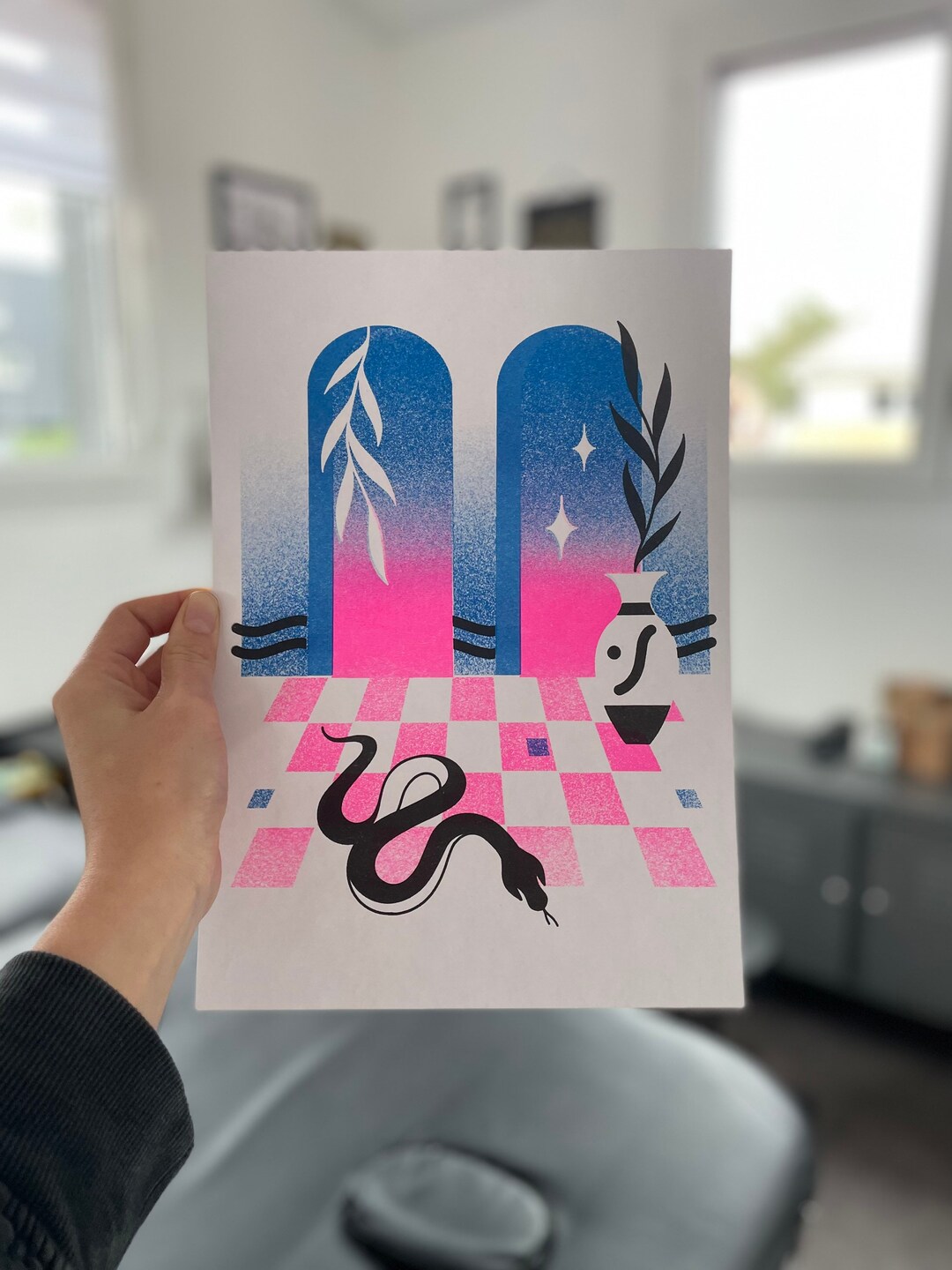 Fairy Risography A4 3 Colors - Etsy