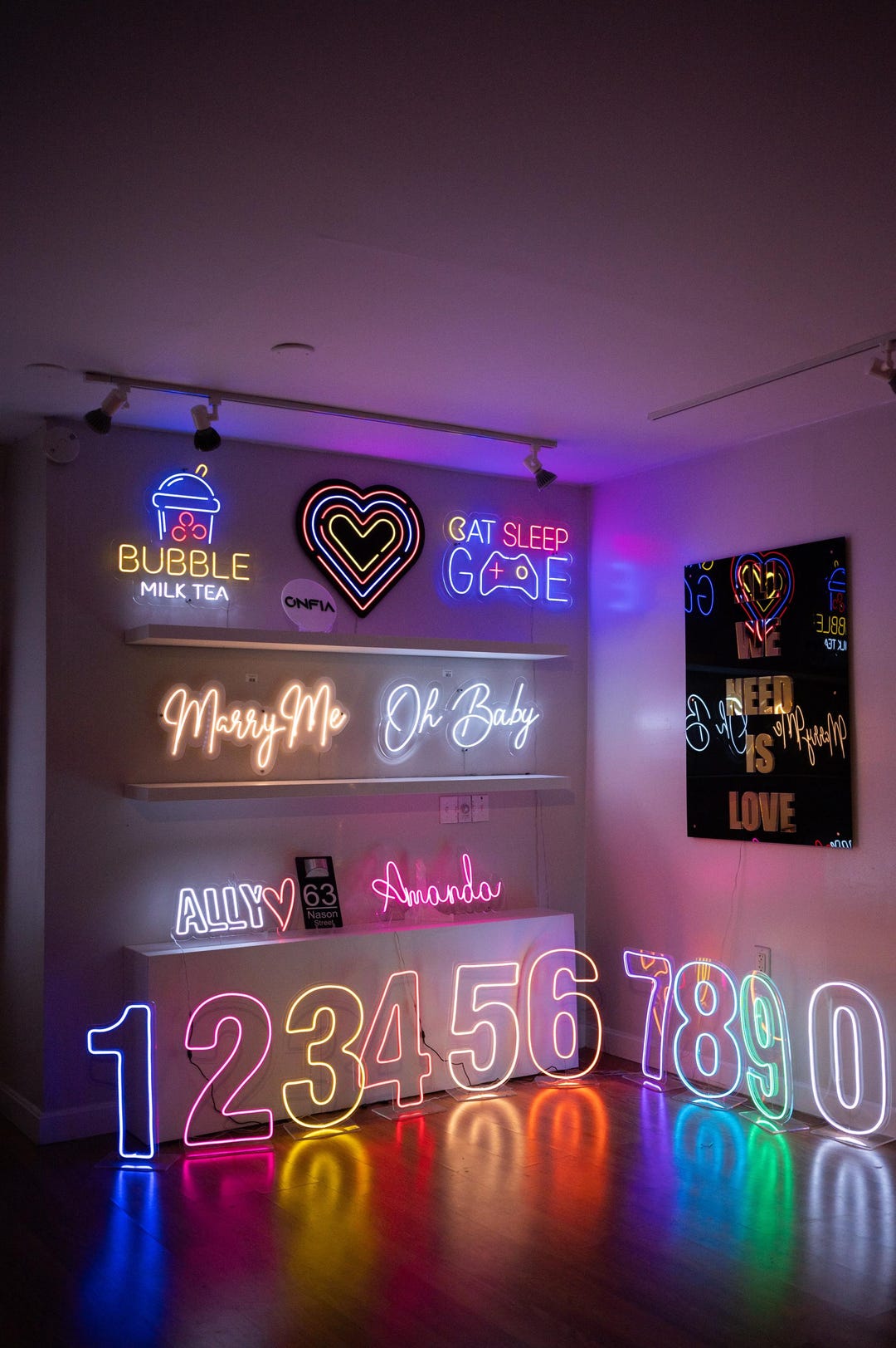 Custom Neon Sign | LED Logo Sign for Wall | Personalized Business Sign ...