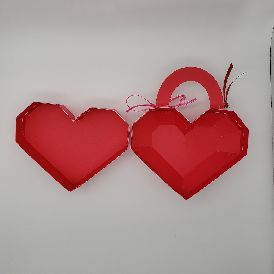 Heart Box SVG Simple 3D Heart Gift Box Low Poly 3D Heart 3D | Etsy