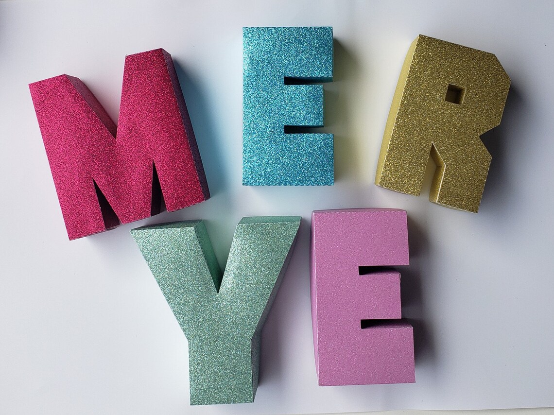 3D Alphabet Letter Boxes A-Z Digital Download Cut Files SVG | Etsy