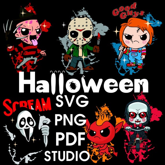 Bundle Movie Svg File Charactershalloween Svg Halloween - Etsy