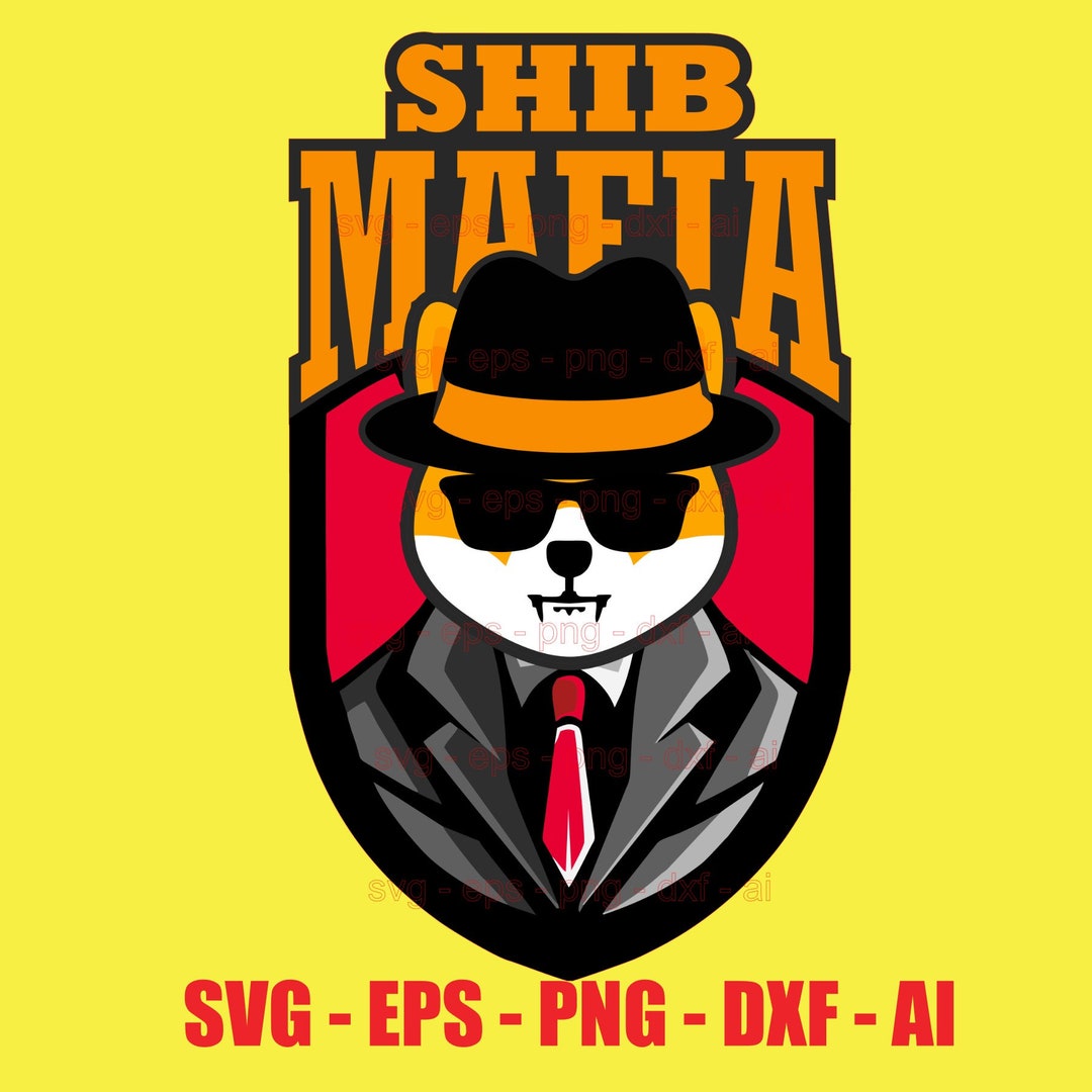 Shiba Inu Mafia Cryptocurrency Coin Svg, Shiba Inu Coin Svg, Cricut ...