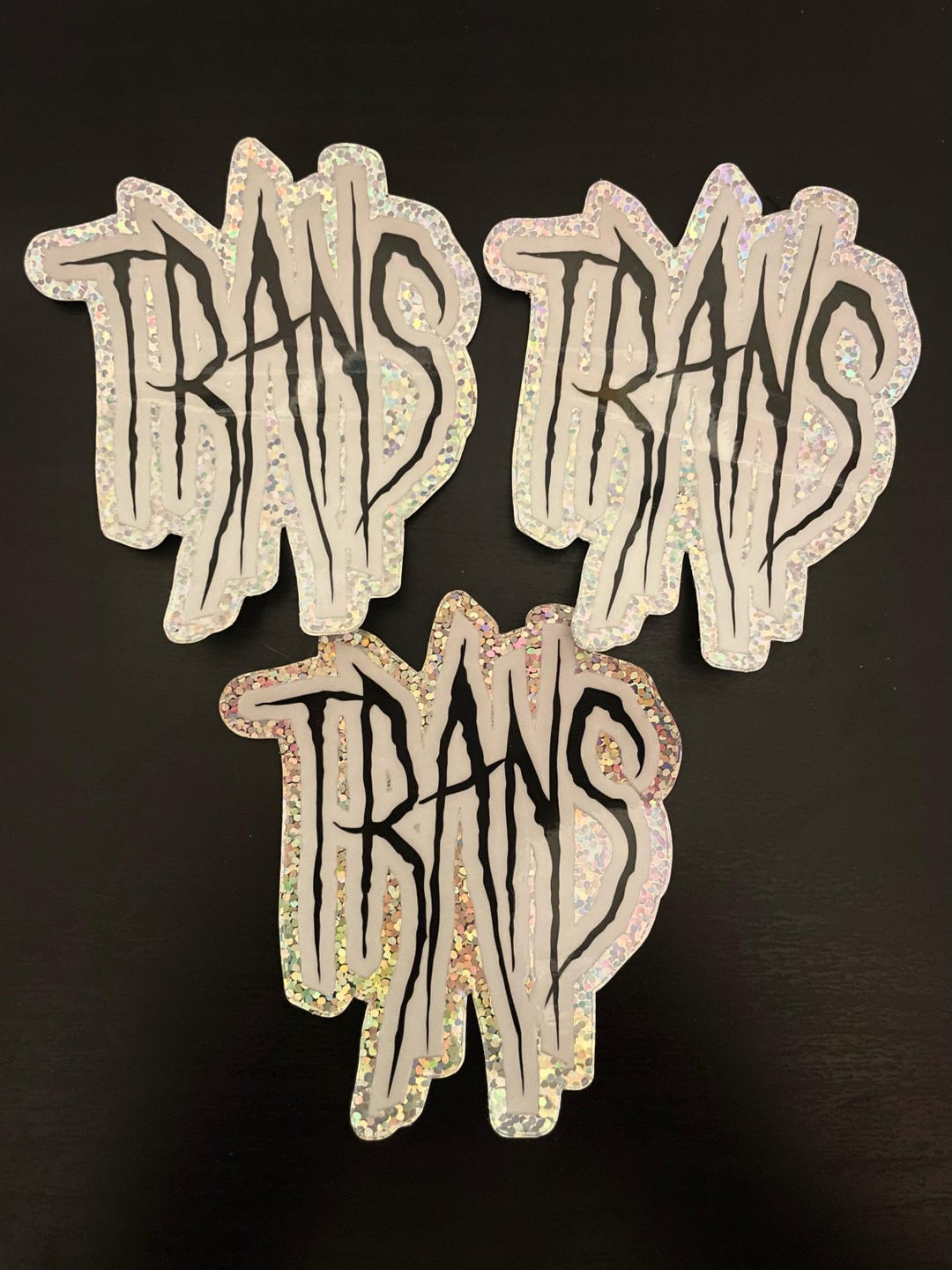 Glitter TRANS Sticker / LGBT / Transgender - Etsy