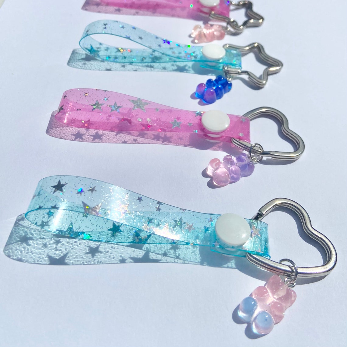 NEW Jelly Keychain Key Ring Key Fob Handmade in Hawaii | Etsy