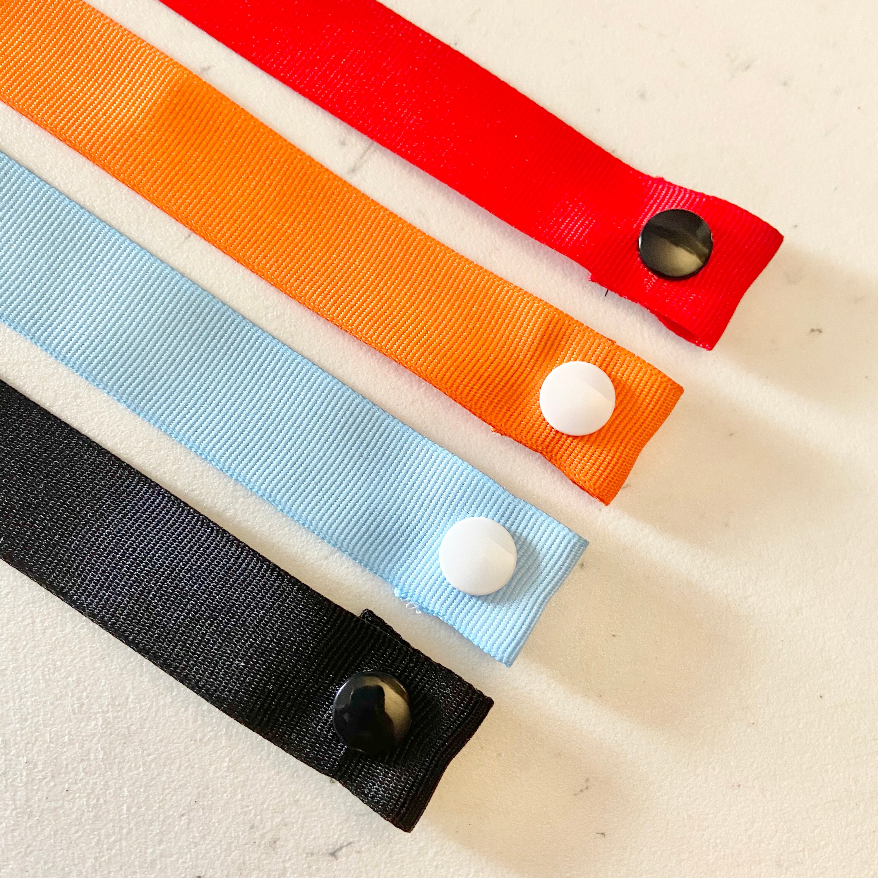 BUY 3 GET 1 FREE Adult/kids Solid Color Ear Savers Ribbon | Etsy