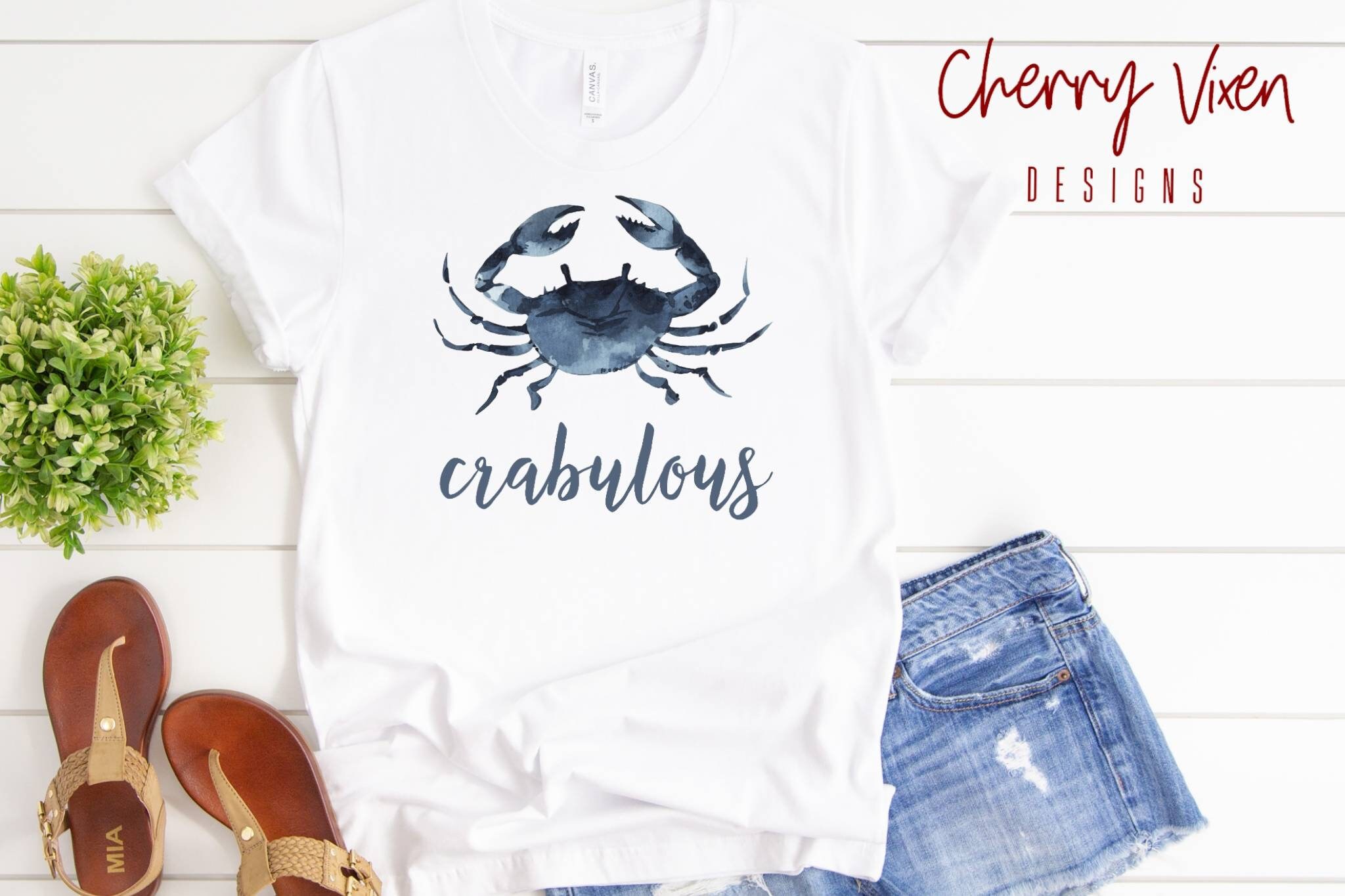 Crabulous Shirt, Crab Shirt, Crab Season, Nautical Tshirt, Crabby Tee ...