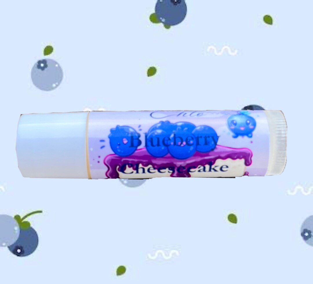 NEW Kawaii Blueberry Cheesecake Flavored Lip Balm Moisturizing ...