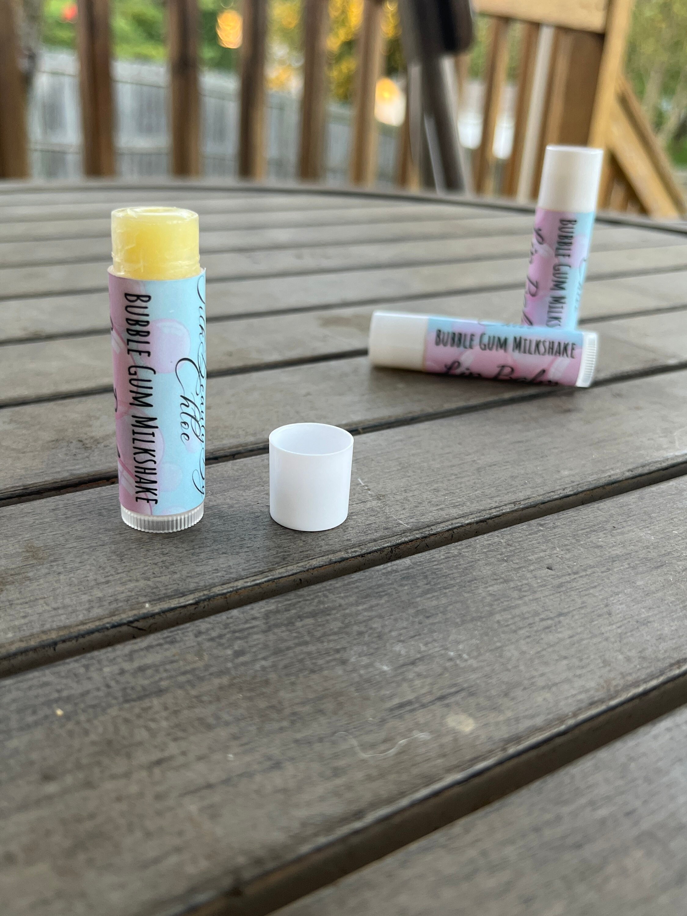 Lip Balm Bubble Gum Milkshake Flavored 1 Included - Etsy