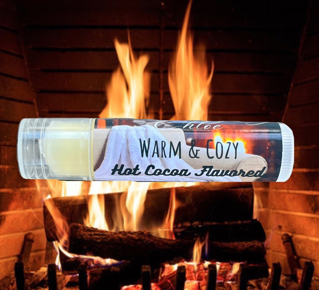 Warm & Cozy Hot Cocoa Flavored Lip Balm Moisturizing and Healing Lip ...