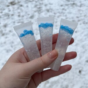 Lip Gloss Blue Raspberry Bliss Flavored High Shine 1 Included - Etsy