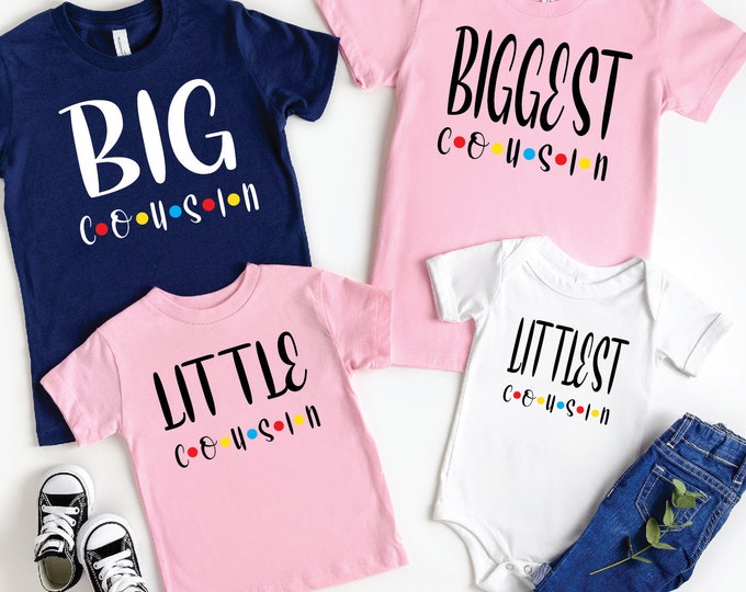 Cousin Crew Shirt , Big Cousin Shirt, Little Cousin ,biggest Cousin Shirt, Bigger Cousin Shirt ...