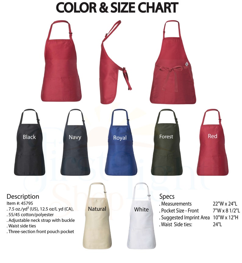 Personalized Kitchen Utensils Apron: Custom Cooking Gift - Etsy