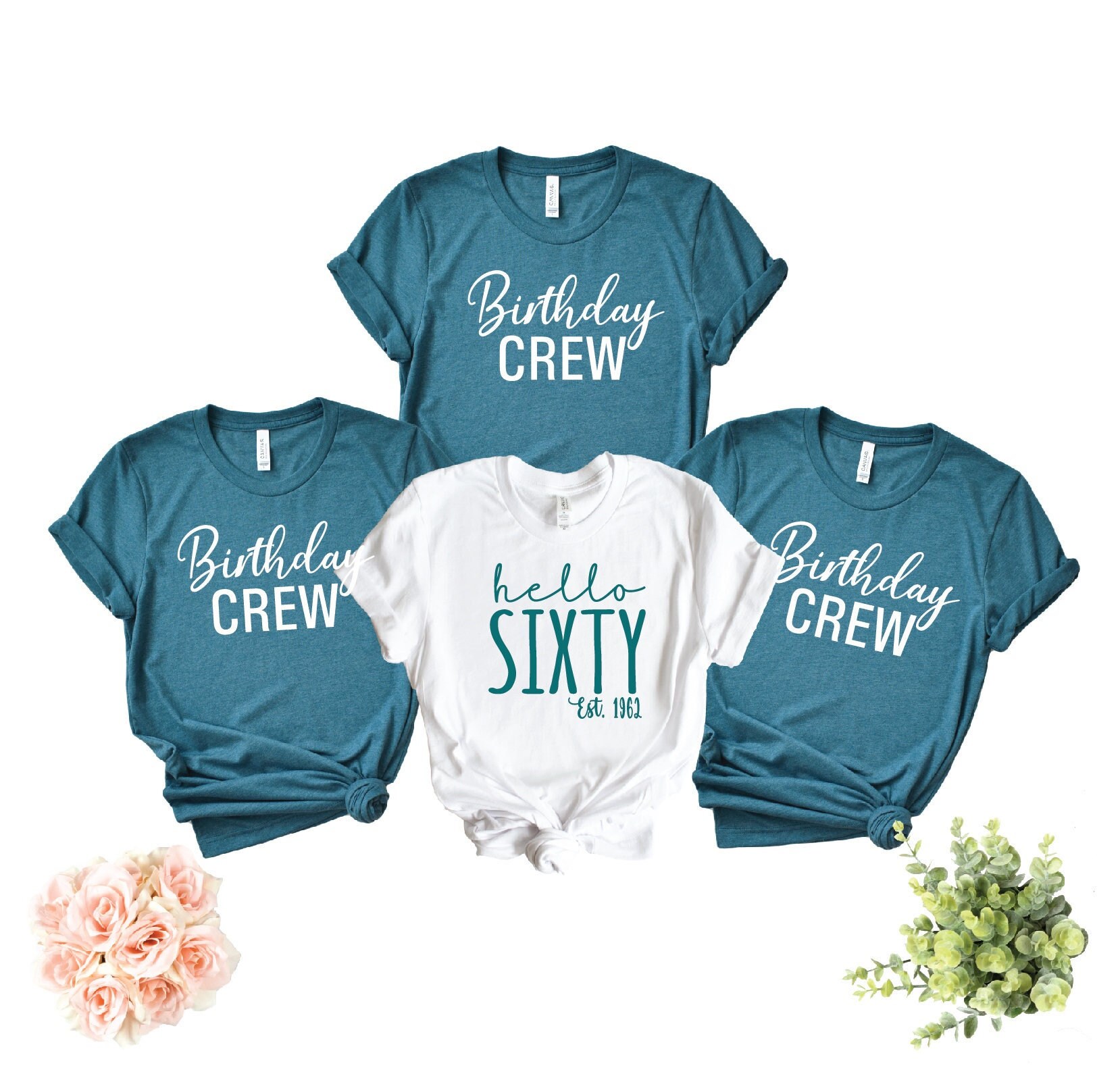 Hello Sixty Shirt 60th Birthday Shirt Sixty Birthday Shirt - Etsy