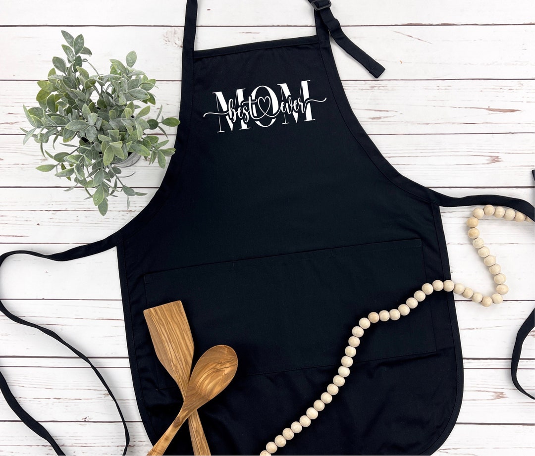 Mothers Day Gift Apron, Floral Mama Apron, Adjustable Baking Apron ...