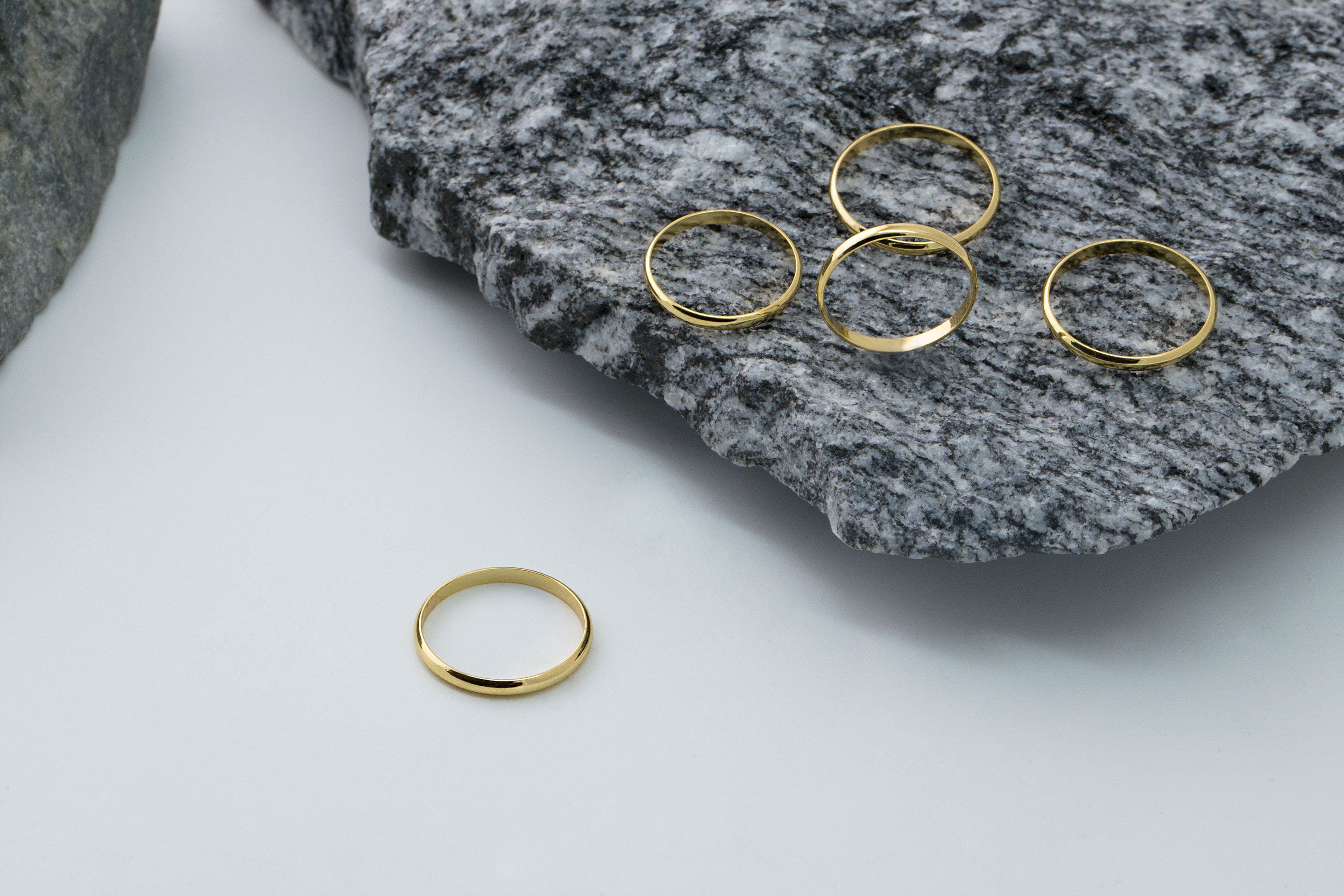 Plain Ring Collection Brass Nickel Free Handmade Jewelry - Etsy