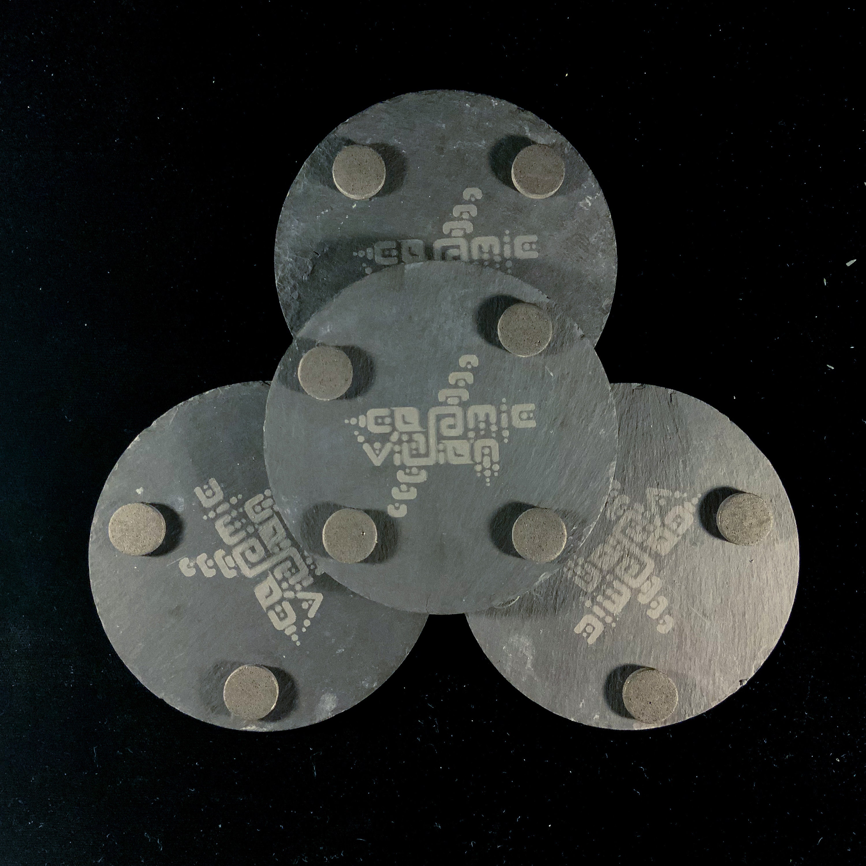 Hikuri Slate Coasters / Peyote Stone Coasters / Beermat / Candle Stand ...