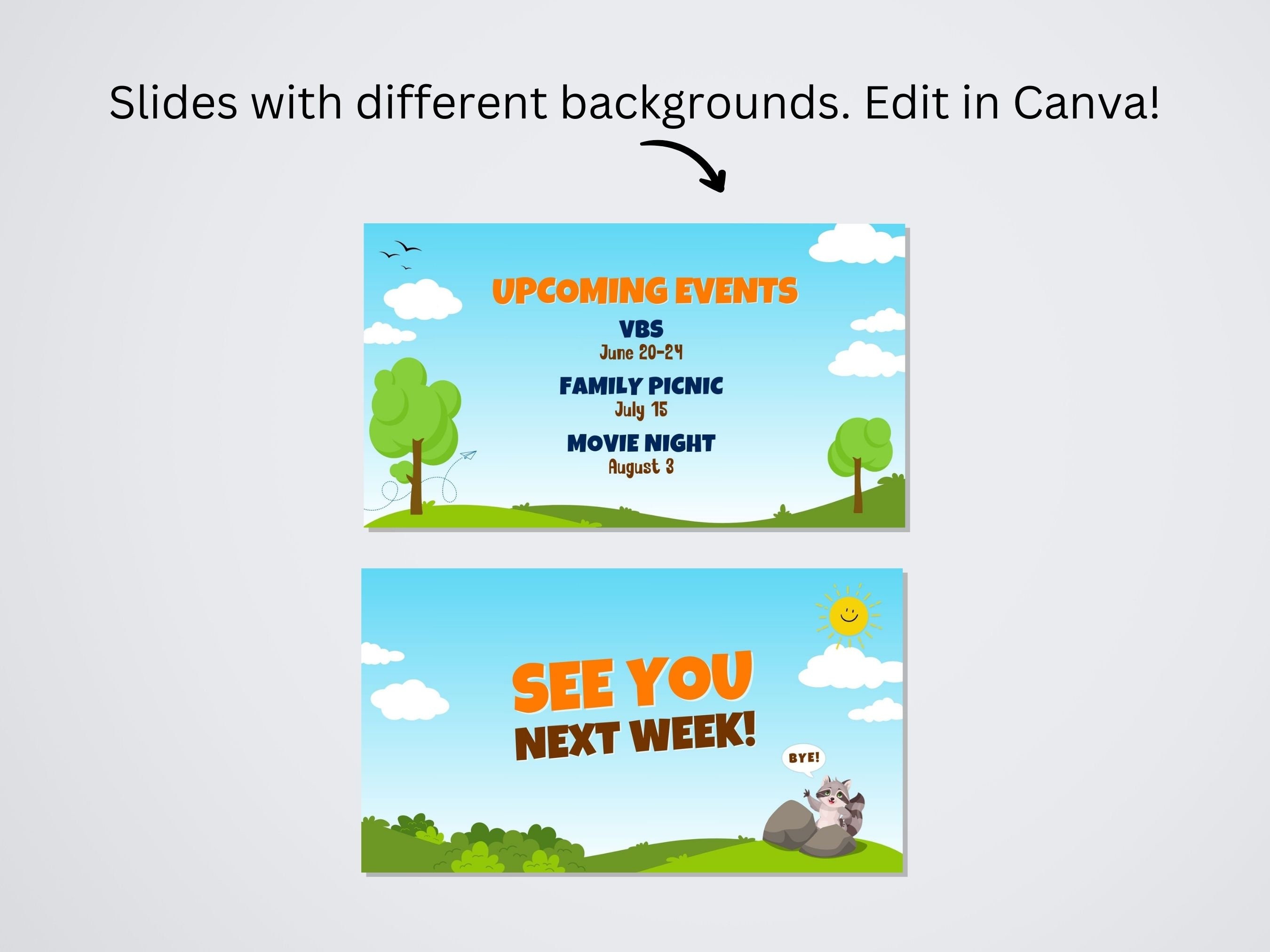 Kids Ministry Screens, Children's Ministry Slides, Church Templates ...