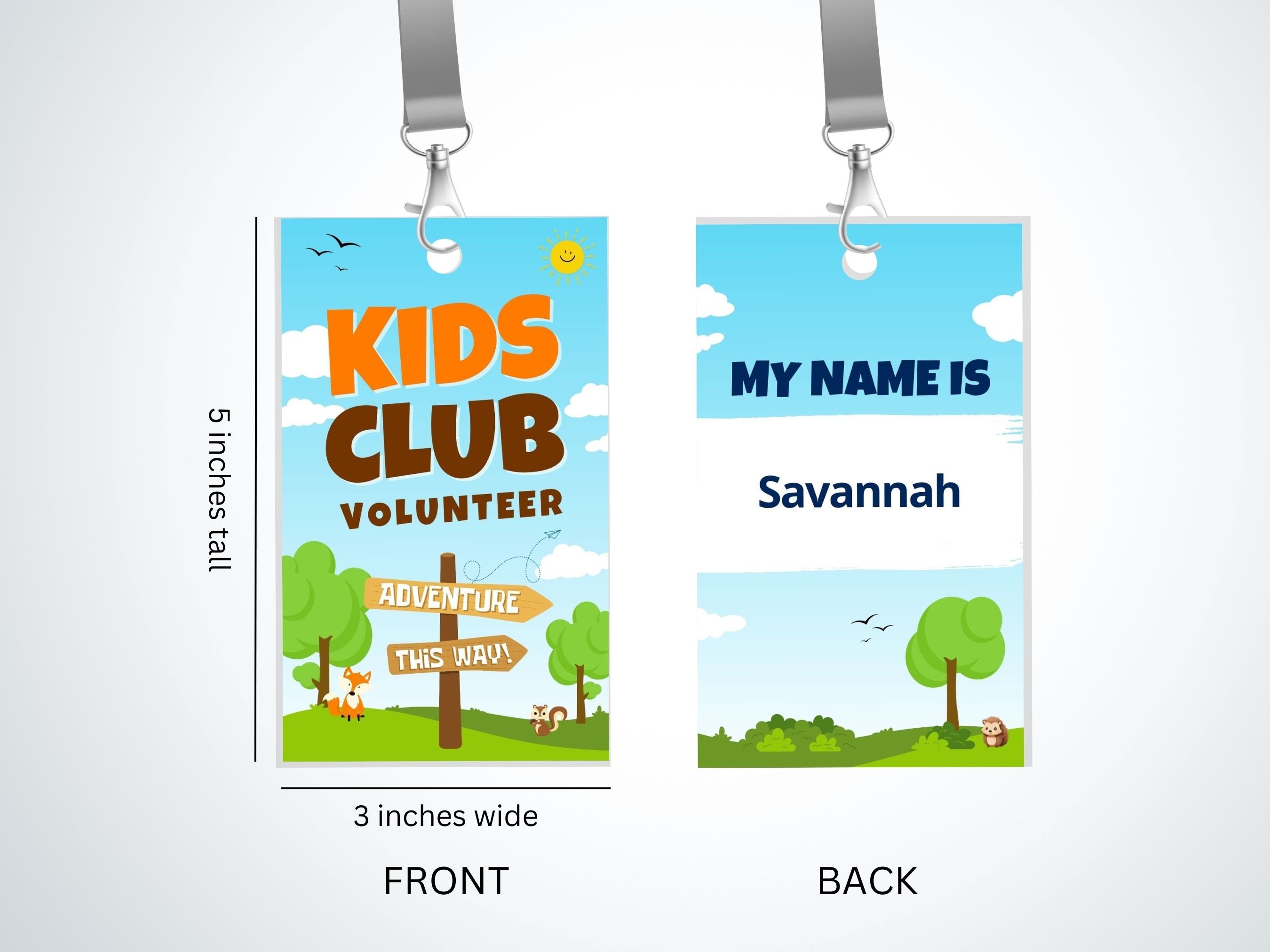 Kids Church Badge, Children's Ministry Name Badge, Kids Church Badge ...
