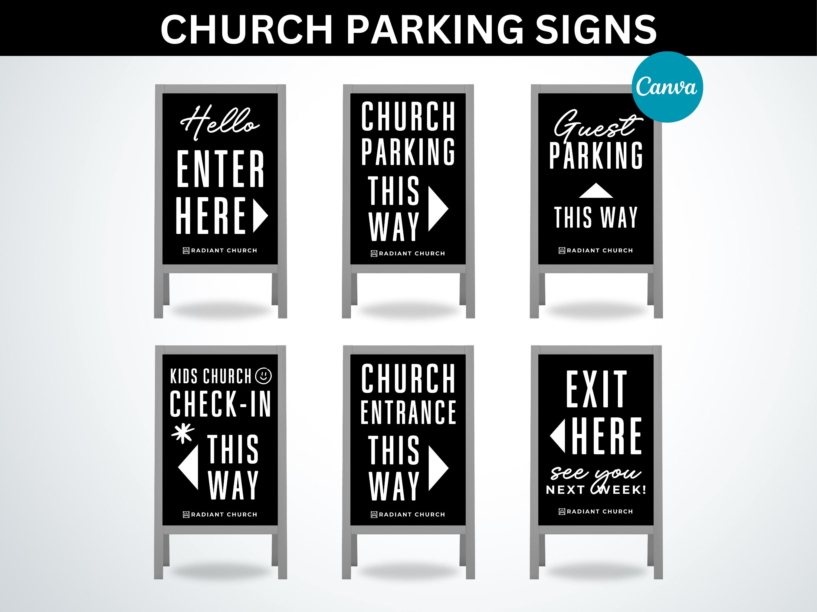 Church Parking Signs Humorous Pastor Parking Only Metal Sign Unique