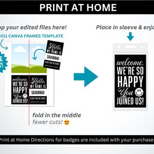 Black and White Church Welcome Kit, Church Welcome Visitor Kit, Church ...