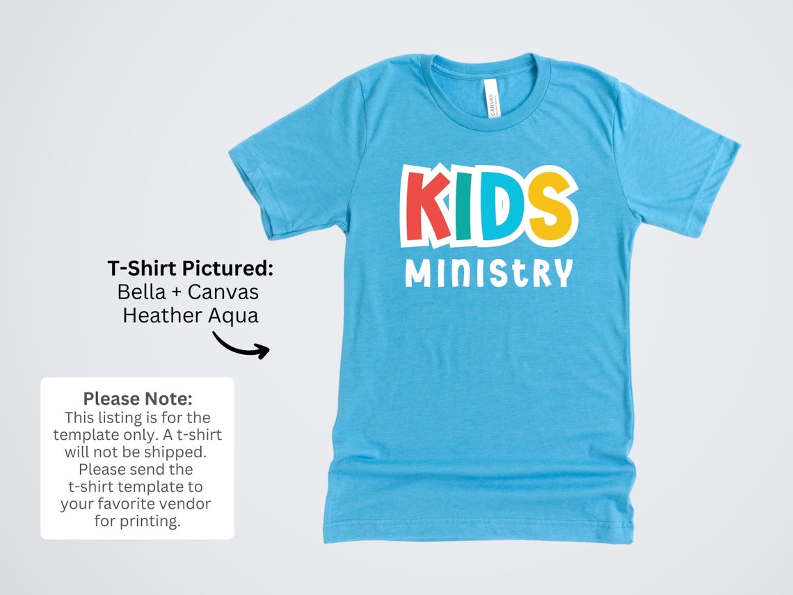 Kids Ministry T-shirt, Children's Ministry Shirt, Children's Ministry ...