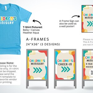 Children's Ministry Kit, Children's Ministry Sign, Children's Ministry ...