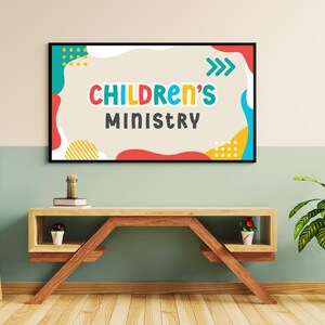 Children's Ministry Kit, Children's Ministry Sign, Children's Ministry ...