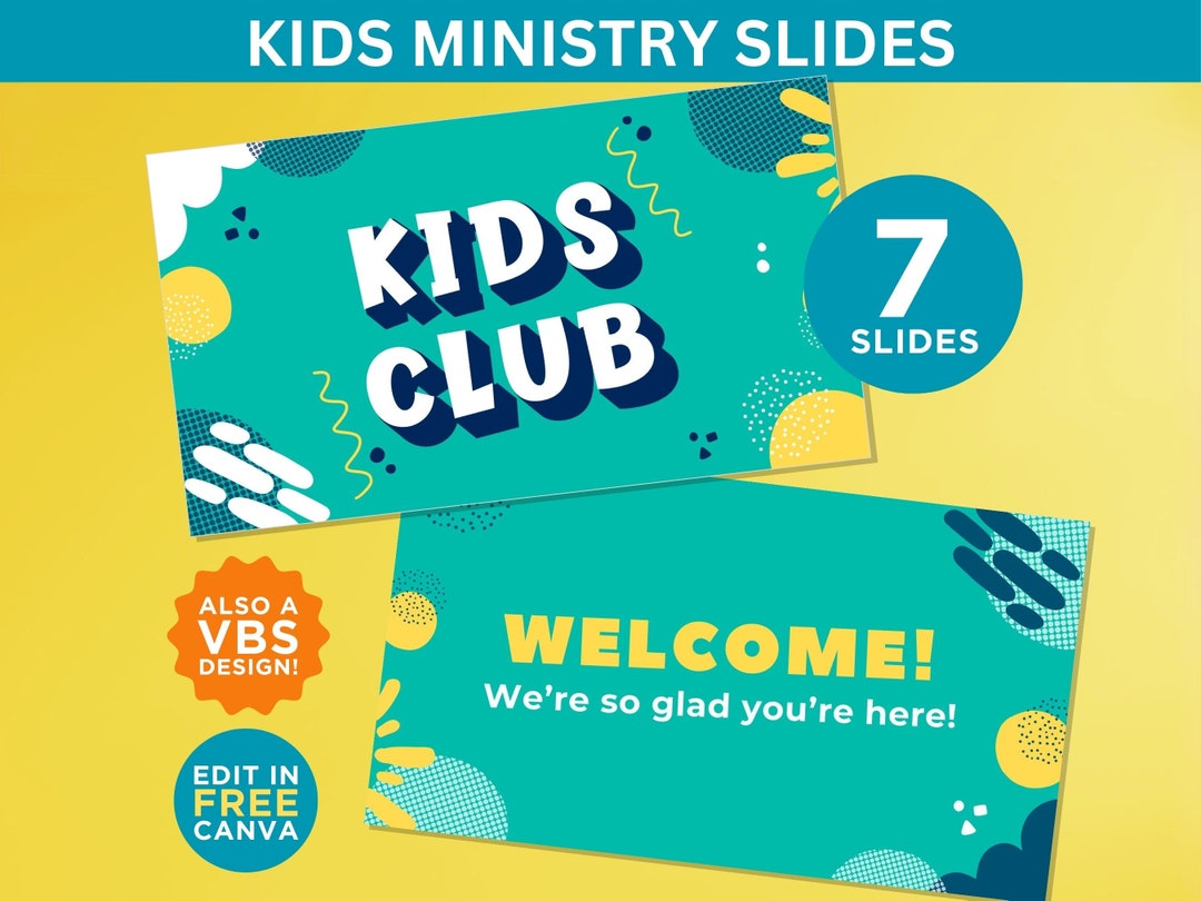 Kids Ministry Screens, Children's Ministry Slides, Church Templates ...