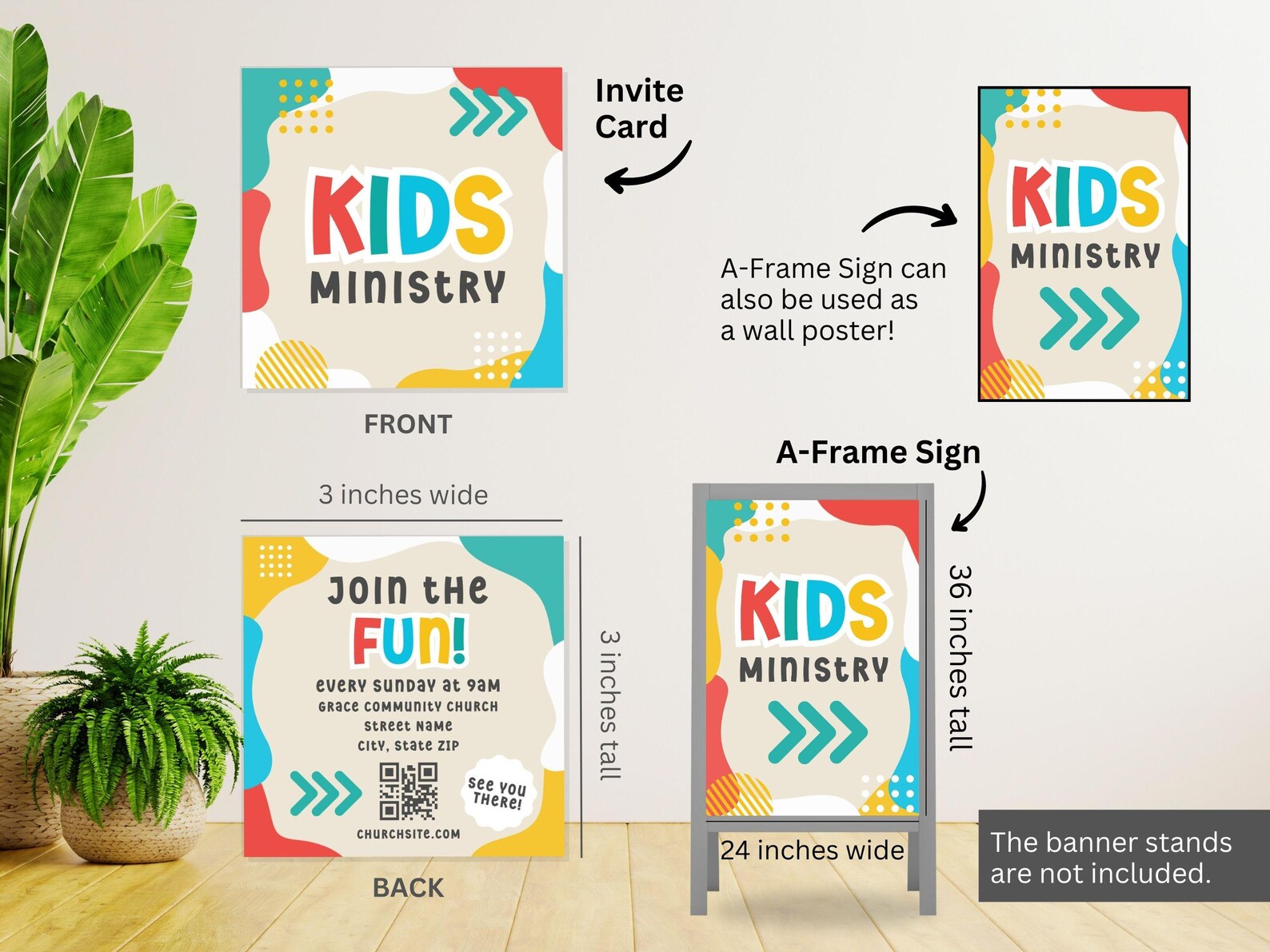 Kids Ministry Kit, Children's Ministry Slides, Kids Ministry Banner ...