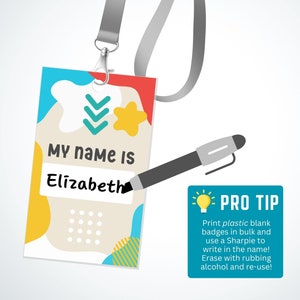 Kids Church Badge, Children's Ministry Name Badge, Kids Church Badge ...