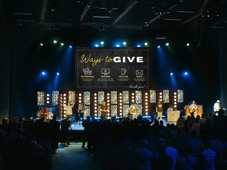 Beautiful Church Ways to Give Banner, Church Ways to Give Slide ...