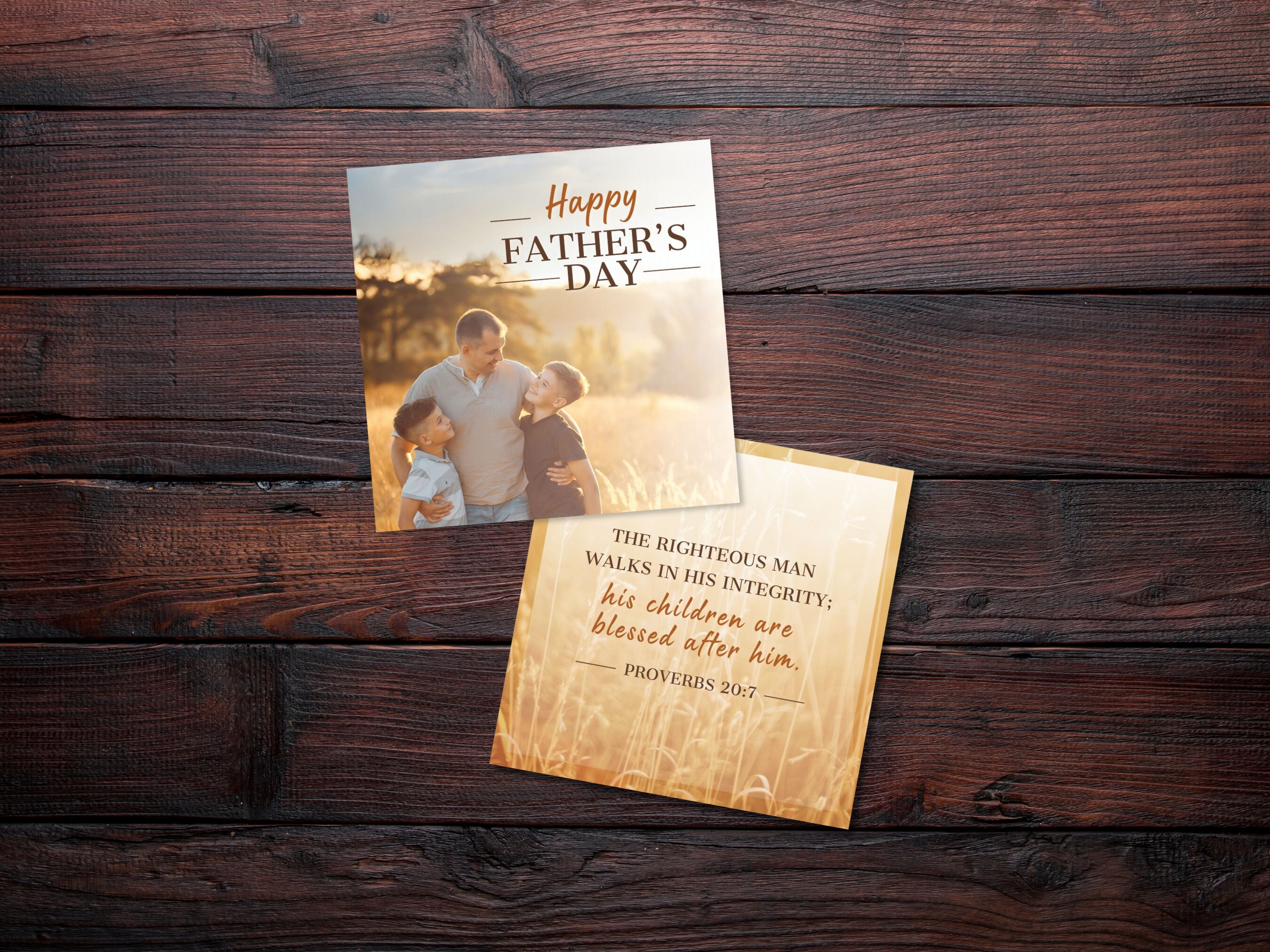 Father's Day Kit for Church, Father's Day Slides, Father's Day Verse ...
