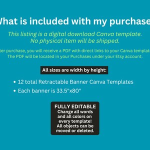 Church Retractable Banner Canva Template. Black and White Banner ...