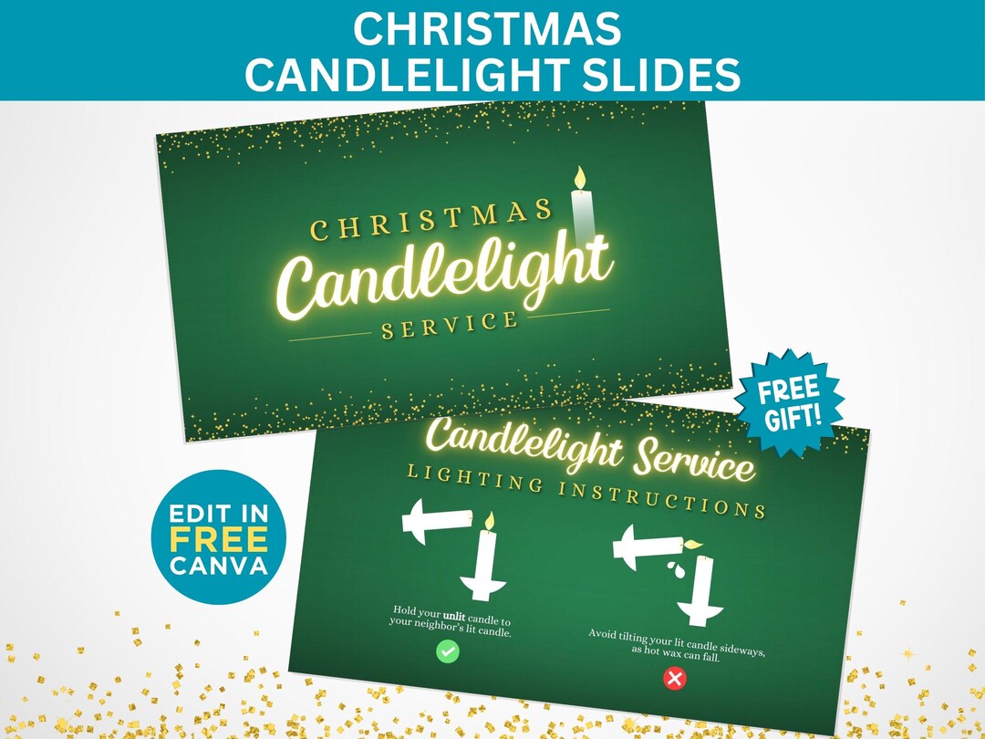Christmas Candlelight Service Slides Candlelight Service Candlelight ...