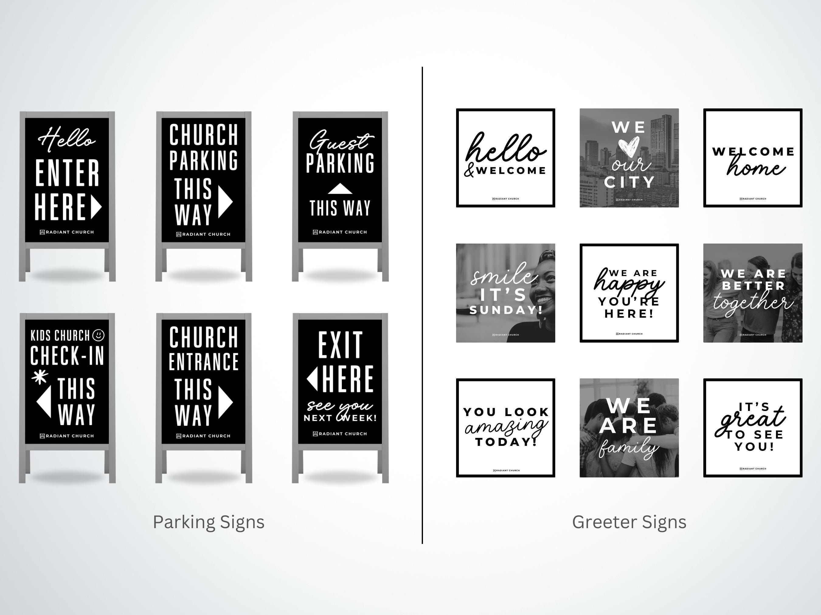 Church Template Bundle Church Social Media Beautiful Announcement ...