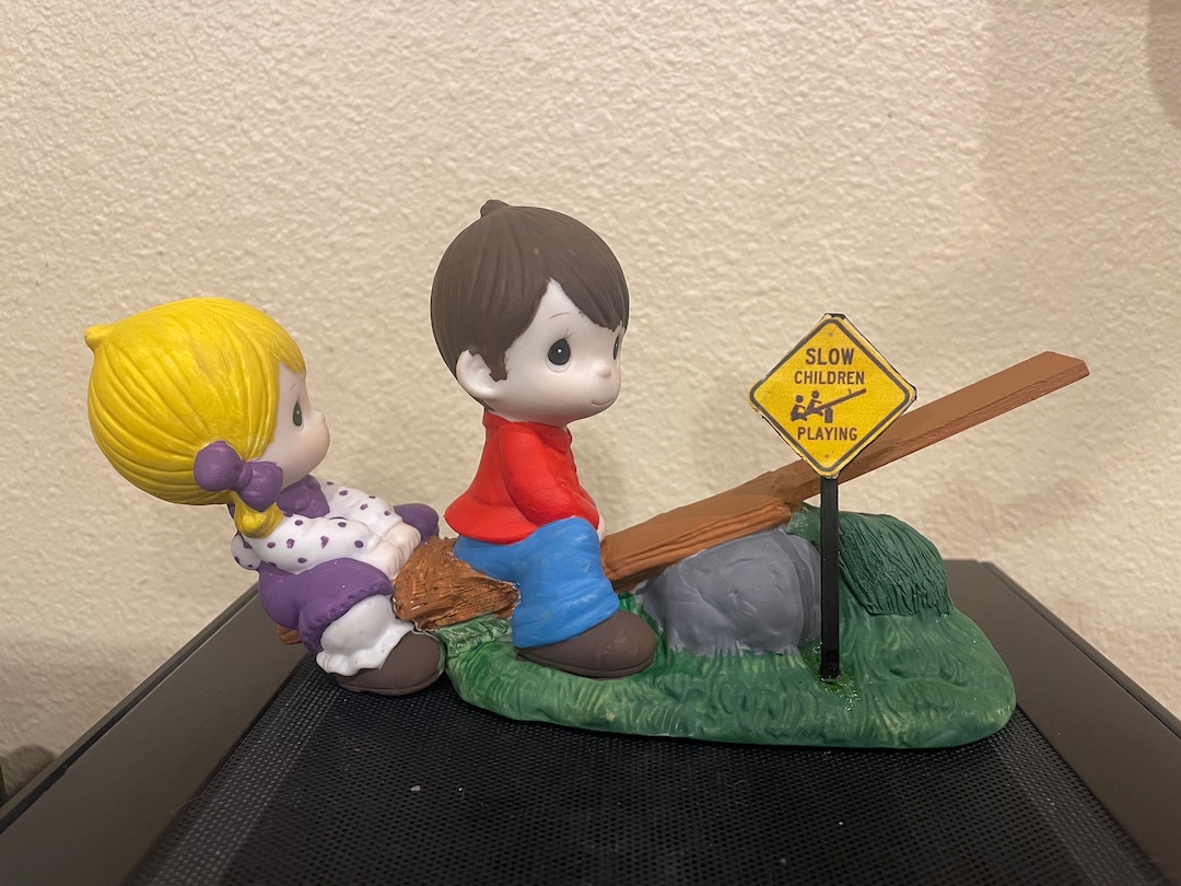 Slow Children Playing Not so Precious Altered Moment Funny Statue ...