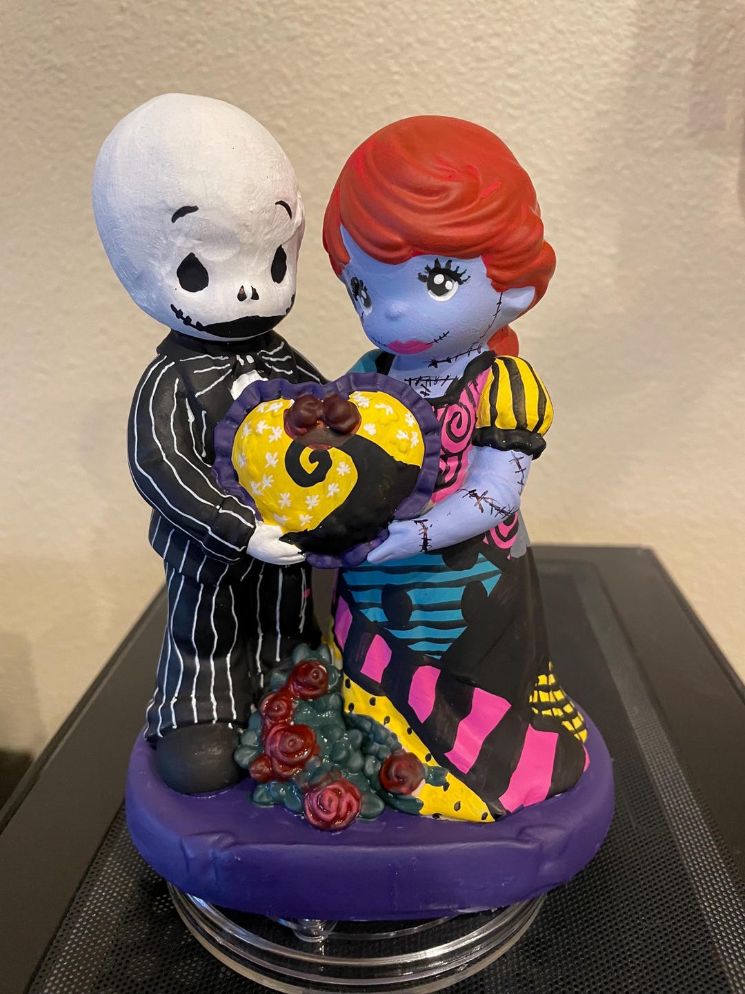 Jack and Sally Altered Not so Precious Moment Nightmare Before ...