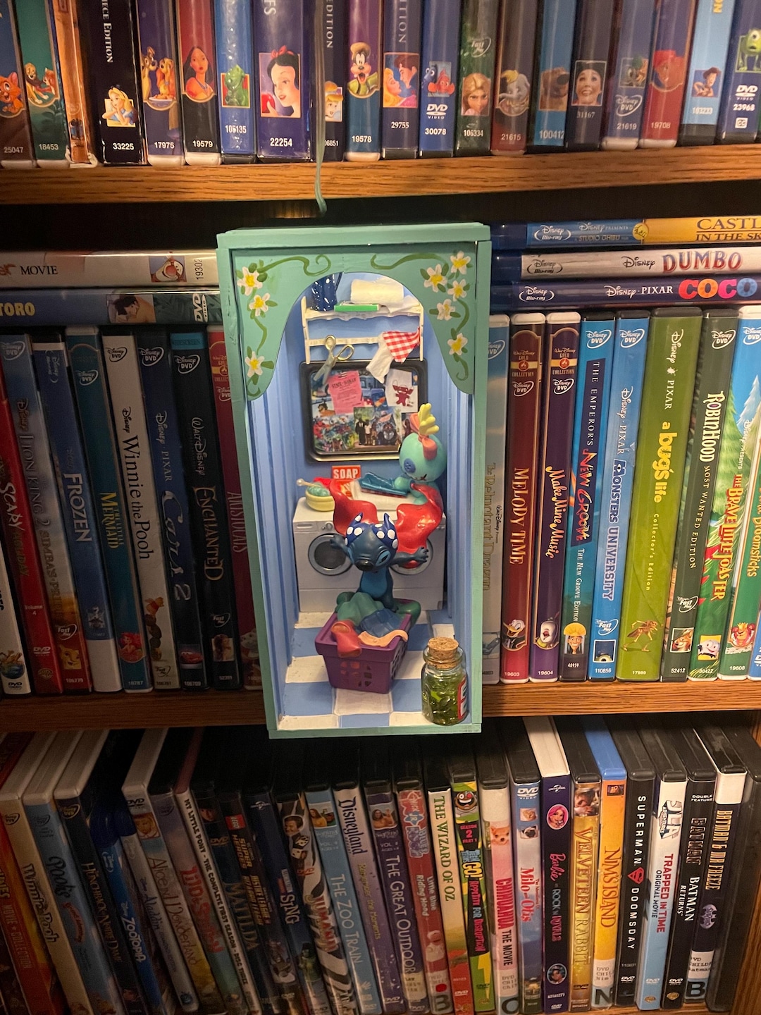Lilo and Stitch Book Nook Booknook Shelf Diorama Handmade OOAK Disney ...