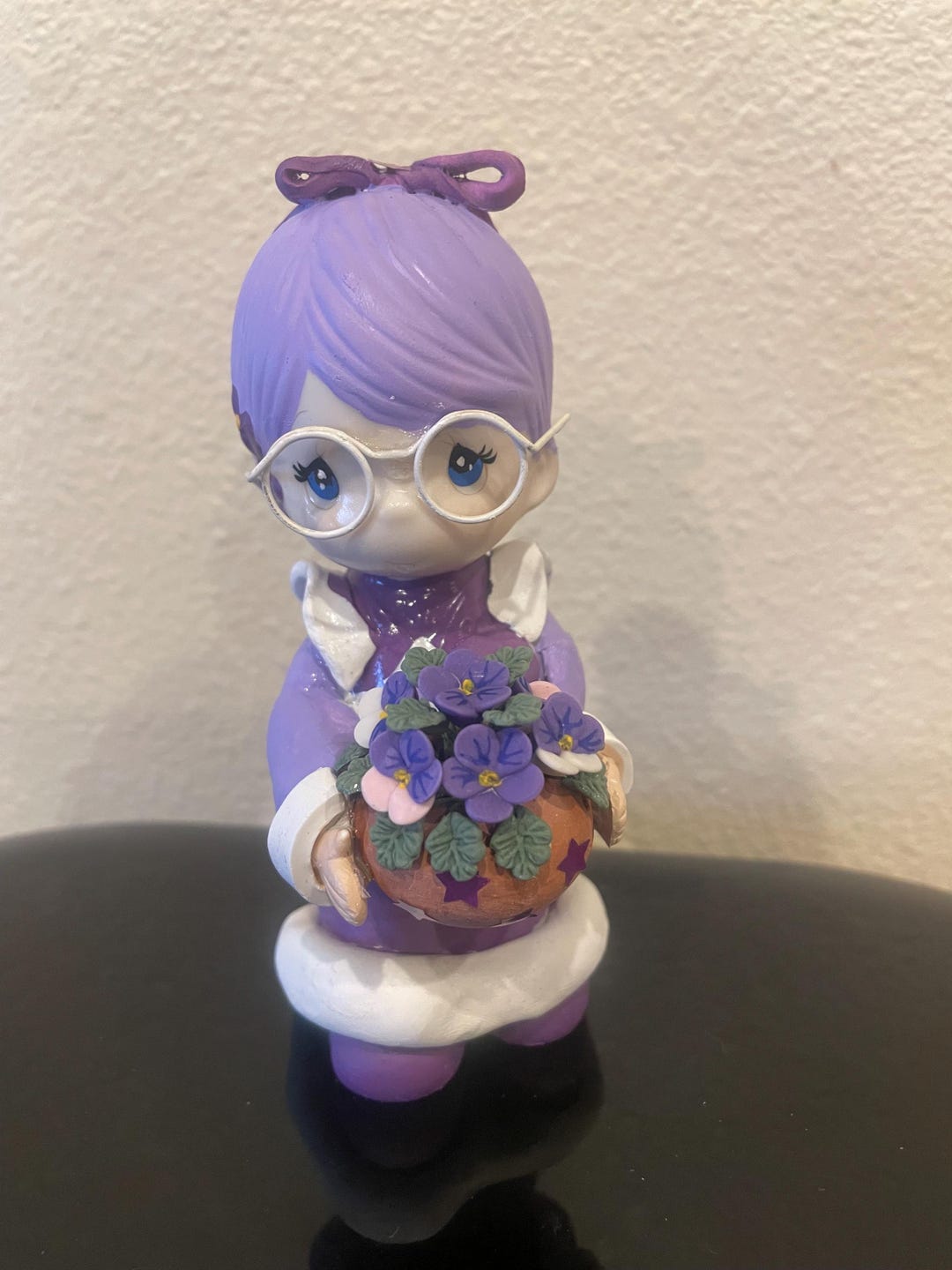 Shy Violet Rainbow Brite Altered Precious Moments 80s Cartoon Fan Art ...