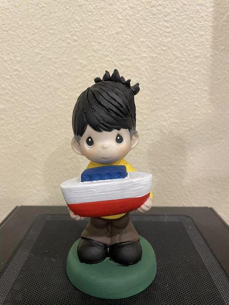 Studio Ghibli Sosuke From Ponyo Altered Not so Precious Moment Fanart Statue - Etsy