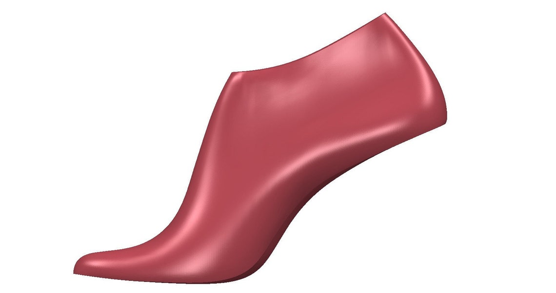 Digital 3d Model of the Woman Shoe Last High Heel Sandal Court - Etsy