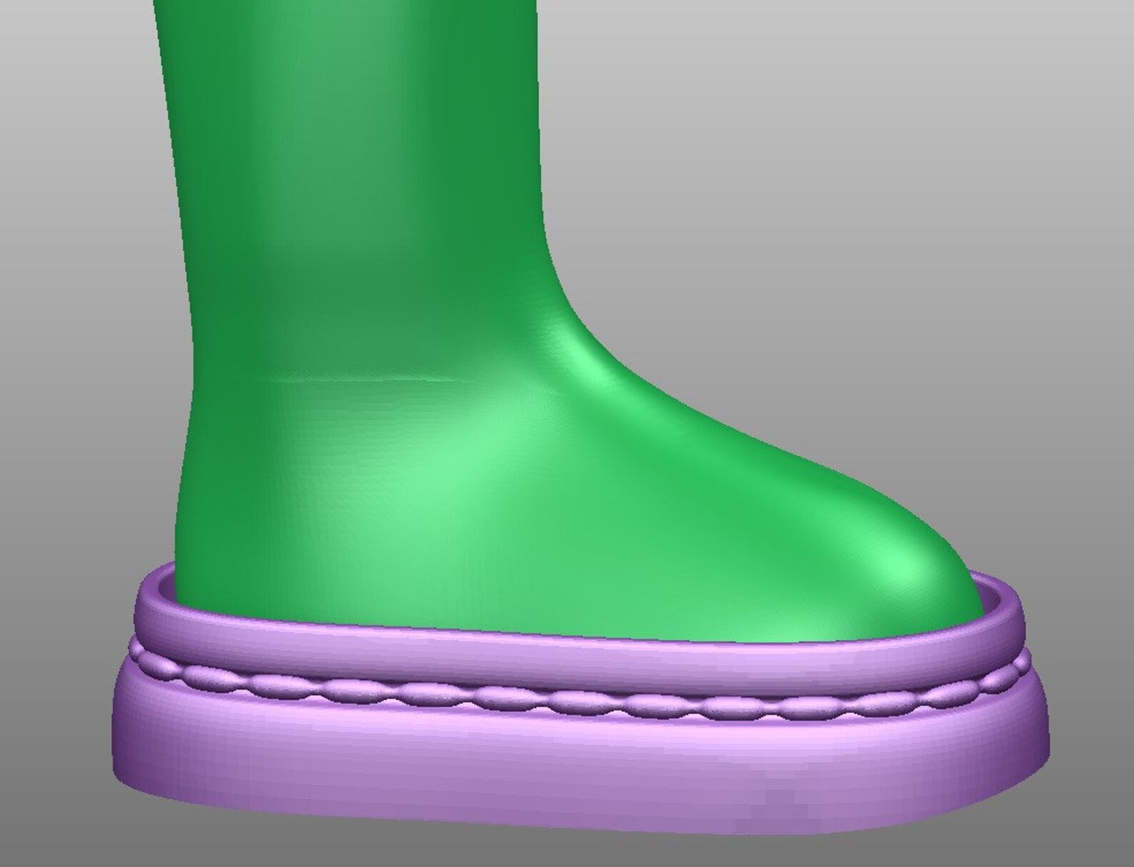 Digital 3d Model Doll Shoe Sole Stl Shoemaking - Etsy