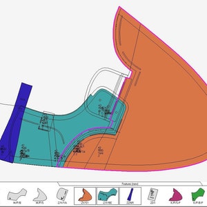 Digital Pattern Shoe Making PDF DXF Derby Men Shoes All Sizes - Etsy