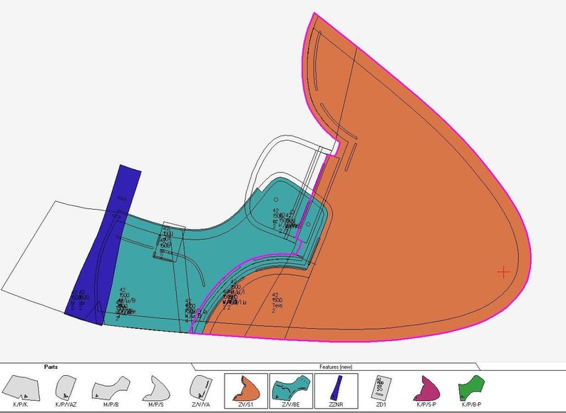 Digital Pattern Shoe Making PDF DXF Derby Men Shoes All Sizes - Etsy