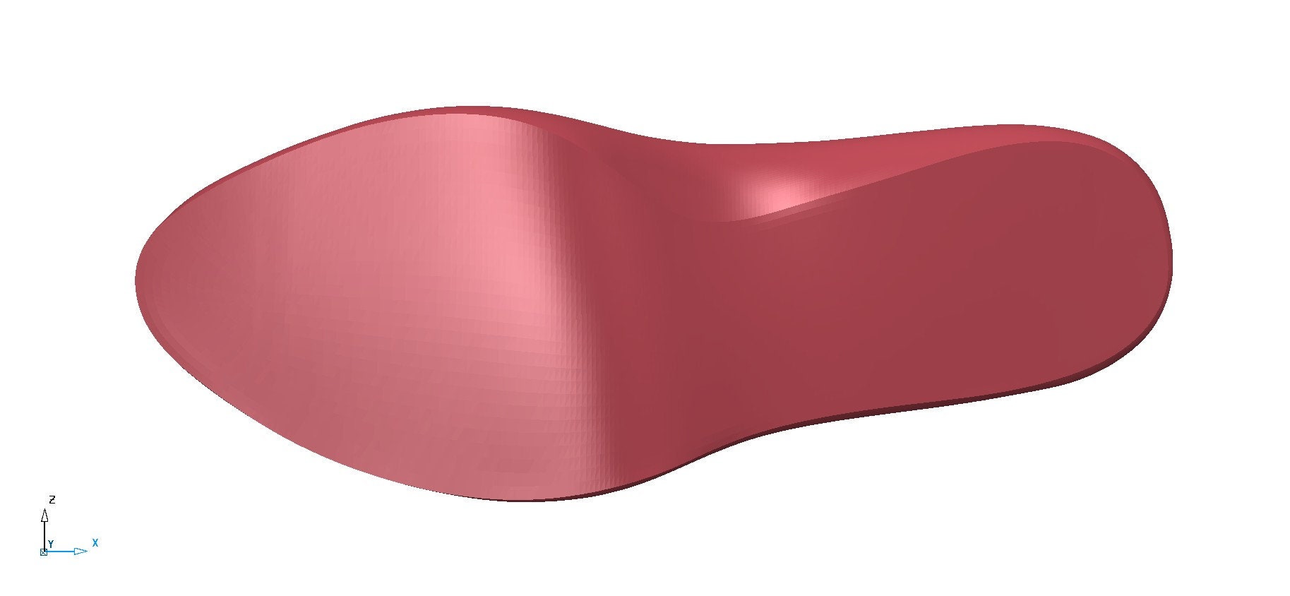 Digital 3d Model of the Woman Shoe Last High Heel Sandal Court Shoes ...