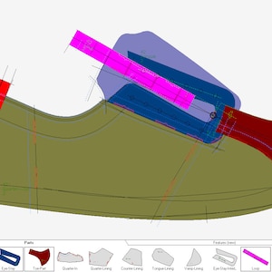 Digital PDF DXF Pattern Sneakers Shoemaking All Sizes - Etsy