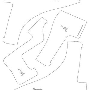 Digital 2d Pattern PDF Chelsea Boots Men 39,40,41,42,43,44,45,46 Sizes ...